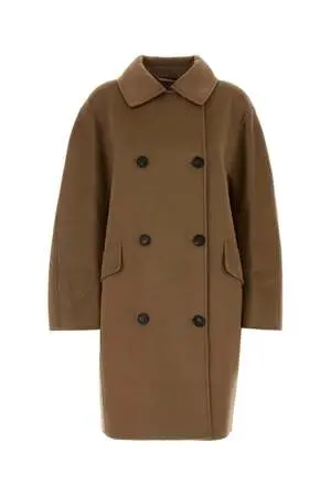 WEEKEND MAXMARA Biscuit Wool Mini Gioia Jacket - Camel