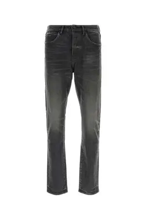 PURPLE BRAND Double-dip Coated Denim Jeans - Black