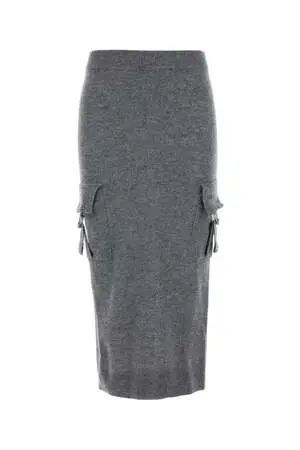 Blumarine Wool Mini Skirt