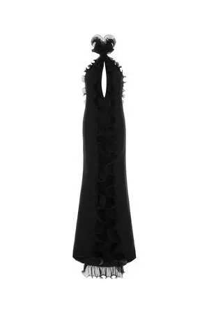 TOM FORD Crepe Long Dress - Black