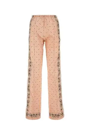 Palm Angels Linen-blend Pants - Printed