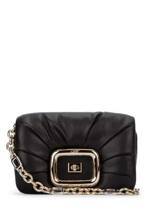 ROGER VIVIER Viv' Choc Mini Nappa Dream Leather Handbag