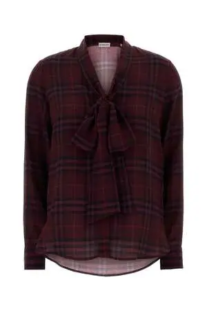 Burberry Printed Silk Shirt