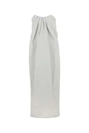 Co Draped Sleeveless Gown - Lightblue