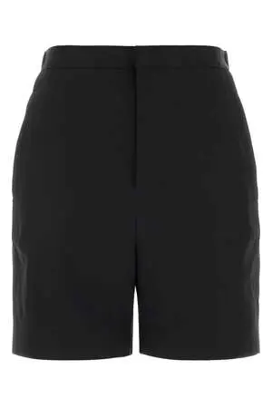 Loulou De Saison Ivan Bermuda Shorts In Viscose-linen Blend