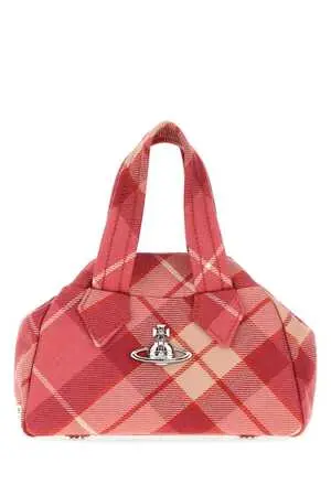 VIVIENNE WESTWOOD Yasmine Mini Embroidered Suede Handbag