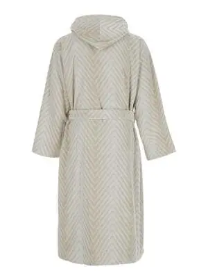 Missoni Hooded Bathrobe In Fabric - Multicolor