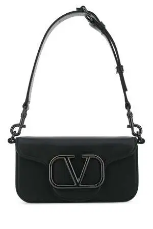 Valentino Garavani Mini Calf Leather Handbag For - Nero