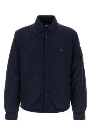 C.P. COMPANY C. P. Company Nylon Overshirt With Quilted Padding - Blue