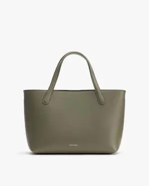 Cuyana Women's Mini Structured Tote Bag Olive