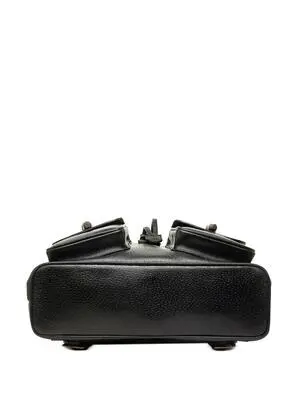 Gucci 20th Century Large Calfskin Bamboo Drawstring Backpack
