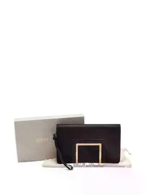 JIMMY CHOO Lizard-effect Clutch Bag