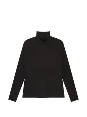 Malìparmi Turtleneck Long-sleeve T-shirt - Black