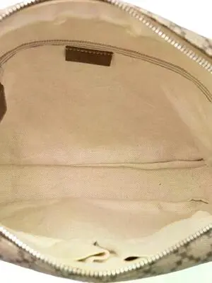 Gucci 2000-2015 Diamante Coated Canvas Zip Crossbody Bag