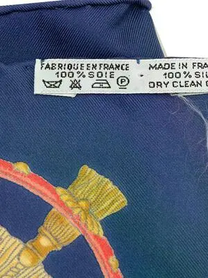 Hermès 1986 Caparacons De La France Et De Linde Silk Scarf 90 Scarves - Multicolour