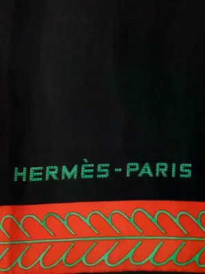 Hermès 2010-2026 Selle D Officier En Grande Tenue Silk Scarf 70 Scarves - Black