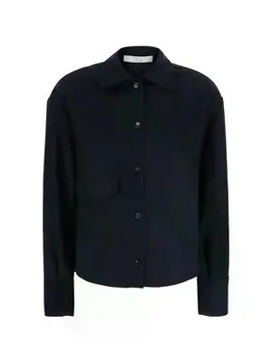 TELA Britt Flap-pocket Shirt - Blue