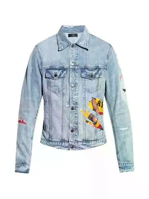 Amiri Patchwork Denim Jacket