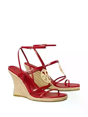 Tory Burch Capri Miller Wedge Espadrilles - Red