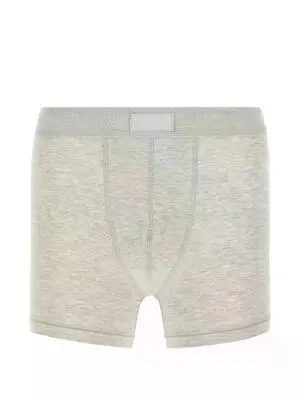 SKIMS Logo-patch Boxers Pack - Grey