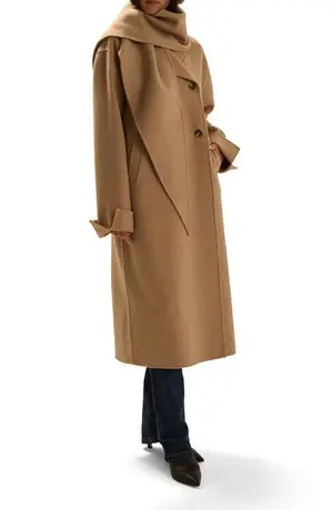 FAVORITE DAUGHTER The Jamie Long Wool & Cashmere Coat