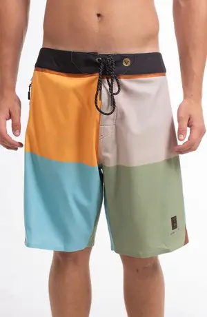 VAST Color Blocks 4 Copper Boardshorts - Multi
