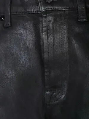 7 For All Mankind Coated Wide-leg Jeans
