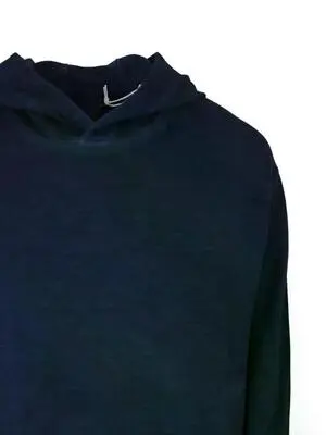 120% Lino Faded-effect Hoodie
