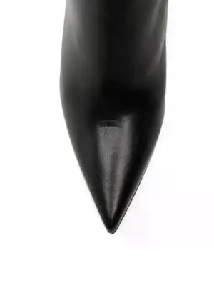 CHANTAL Buckle-detail Pointed-toe Ankle Boots
