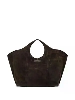 GIANNI CHIARINI Large Infinity Suede Tote Bag