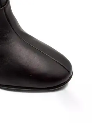 Alberta Ferretti Gathered Block-heel Boots