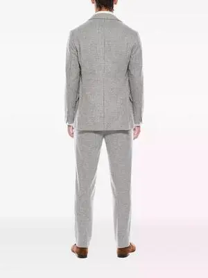 Brunello Cucinelli Houndstooth-pattern Single-breasted Suit