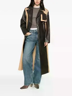 Patrizia Pepe Panelled Double-breasted Coat