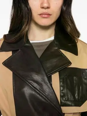 Patrizia Pepe Panelled Double-breasted Coat