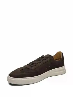 HENDERSON BARACCO Pantern Textured-finish Panelled Sneakers