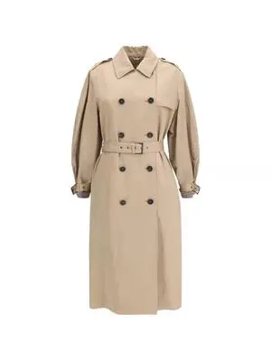 Brunello Cucinelli Double-breasted Belted Trench Coat