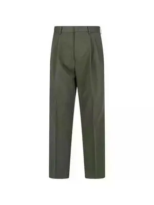 BE ABLE Pleated-detail Straight-leg Trousers