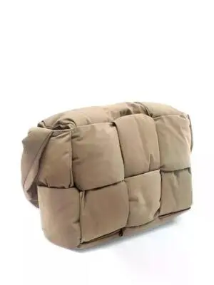 Bottega Veneta 2010s Tech Cassette Shoulder Bag - Brown