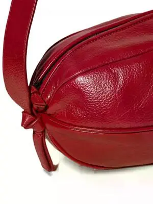 Hereu Large Boya Distressed Leather Crossbody Bag