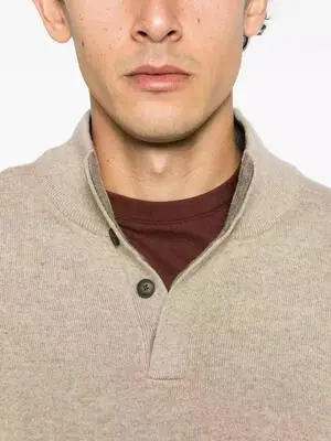 MC2 SAINT BARTH Marlow Button-fastening High-neck Sweater