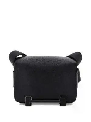 Hermès Geta Bag Chevre Mysore Shoulder Bag - Black