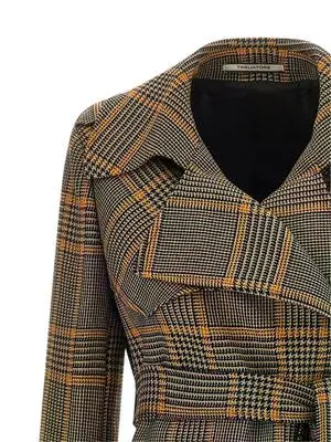 Tagliatore Carola Check-pattern Coat