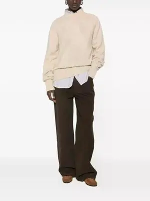 Extreme Cashmere Bourgeois Knitted Crew-neck Sweater