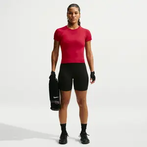 Nike Pro Seamless Dri-fit T-shirt - Red