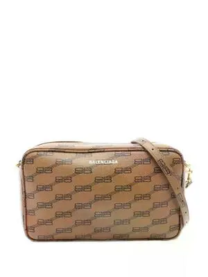 Balenciaga 2010s Medium Bb Monogram Crossbody Bag