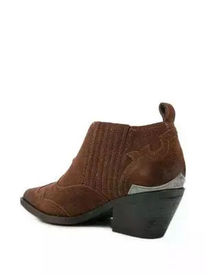 Liu Jo Austin 04 Western-style Suede Ankle Boots
