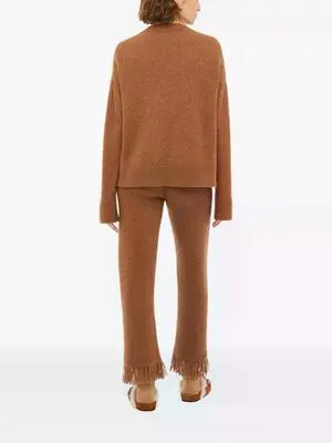 Alanui Finest Crew-neck Sweater - Brown