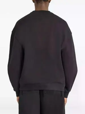 LYLE & SCOTT Logo-patch Cotton Sweatshirt - Black