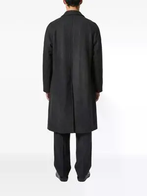 _J.L - A.L_ Concealed-fastening Notched-lapels Coat