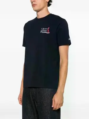 MC2 SAINT BARTH Arnott Embroidered Logo-patch T-shirt